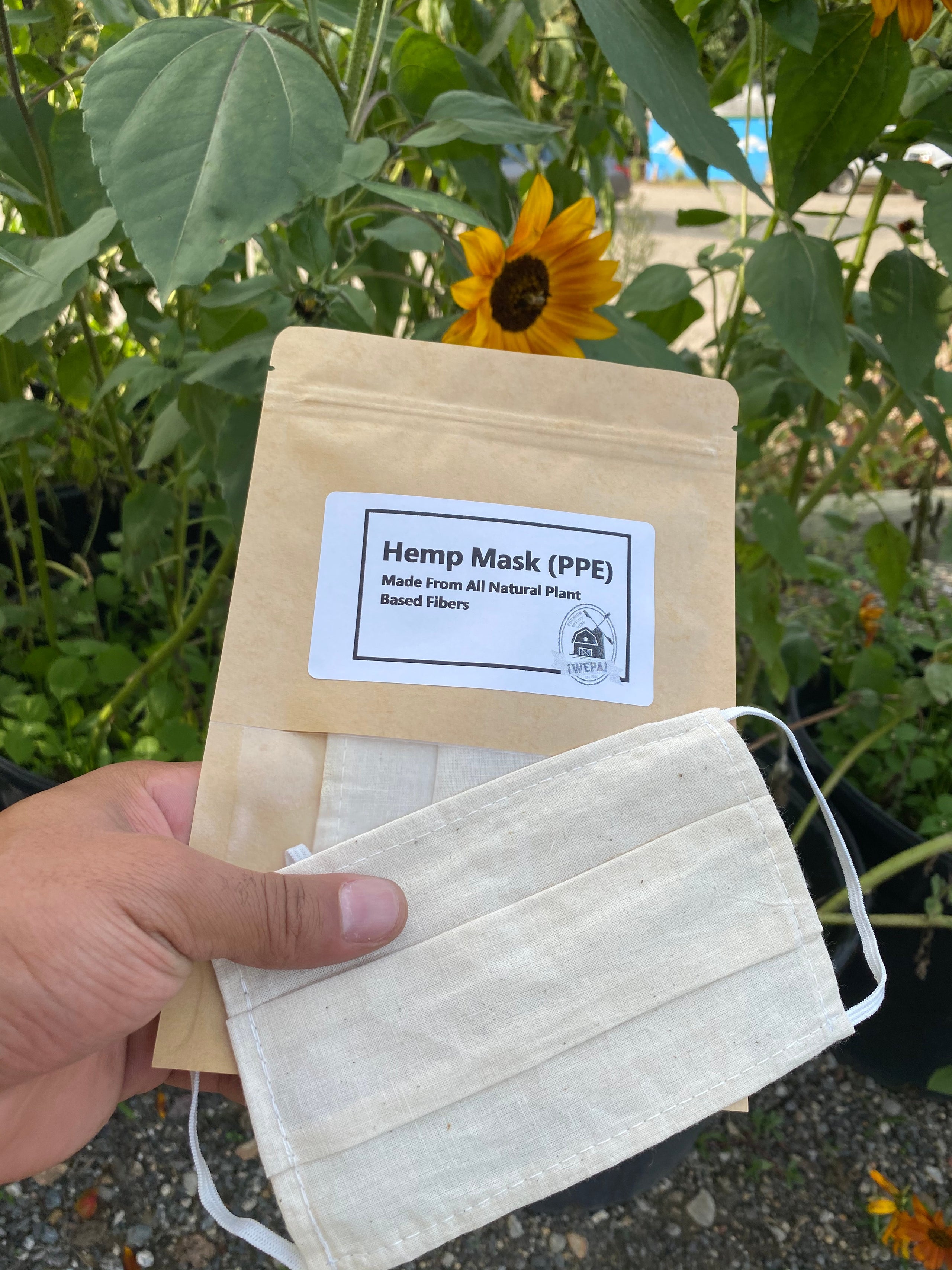 Hemp mask (2) | Wepa! Farms